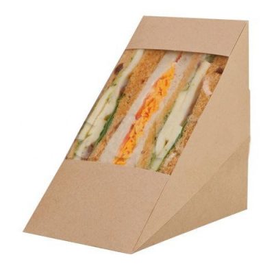 Paper Sandwich Wedges - Catex Catering Disposables