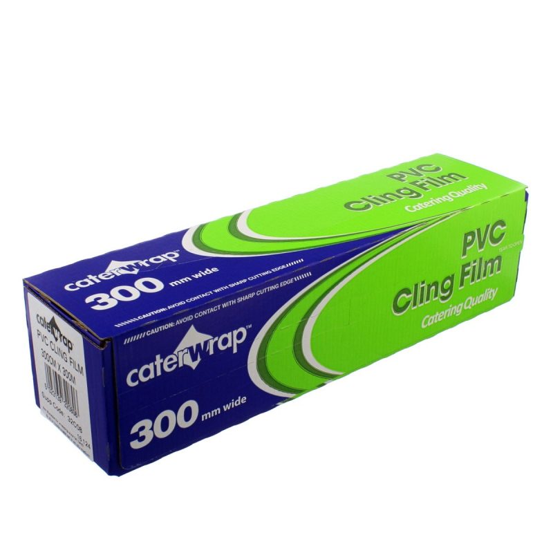 Caterwrap Catering Cling Film Cutter Box 300M - Catex Catering Disposables